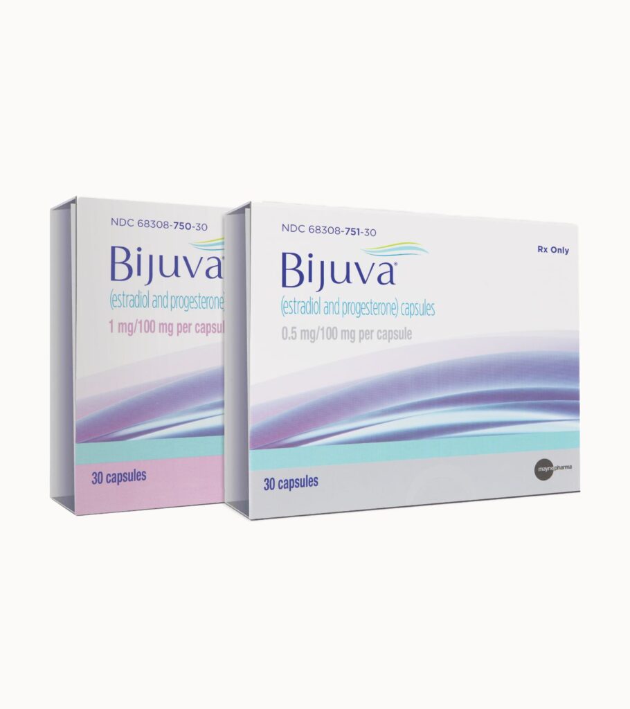 BIJUVA® (estradiol and progesterone) capsules, for oral use – The HRT Club